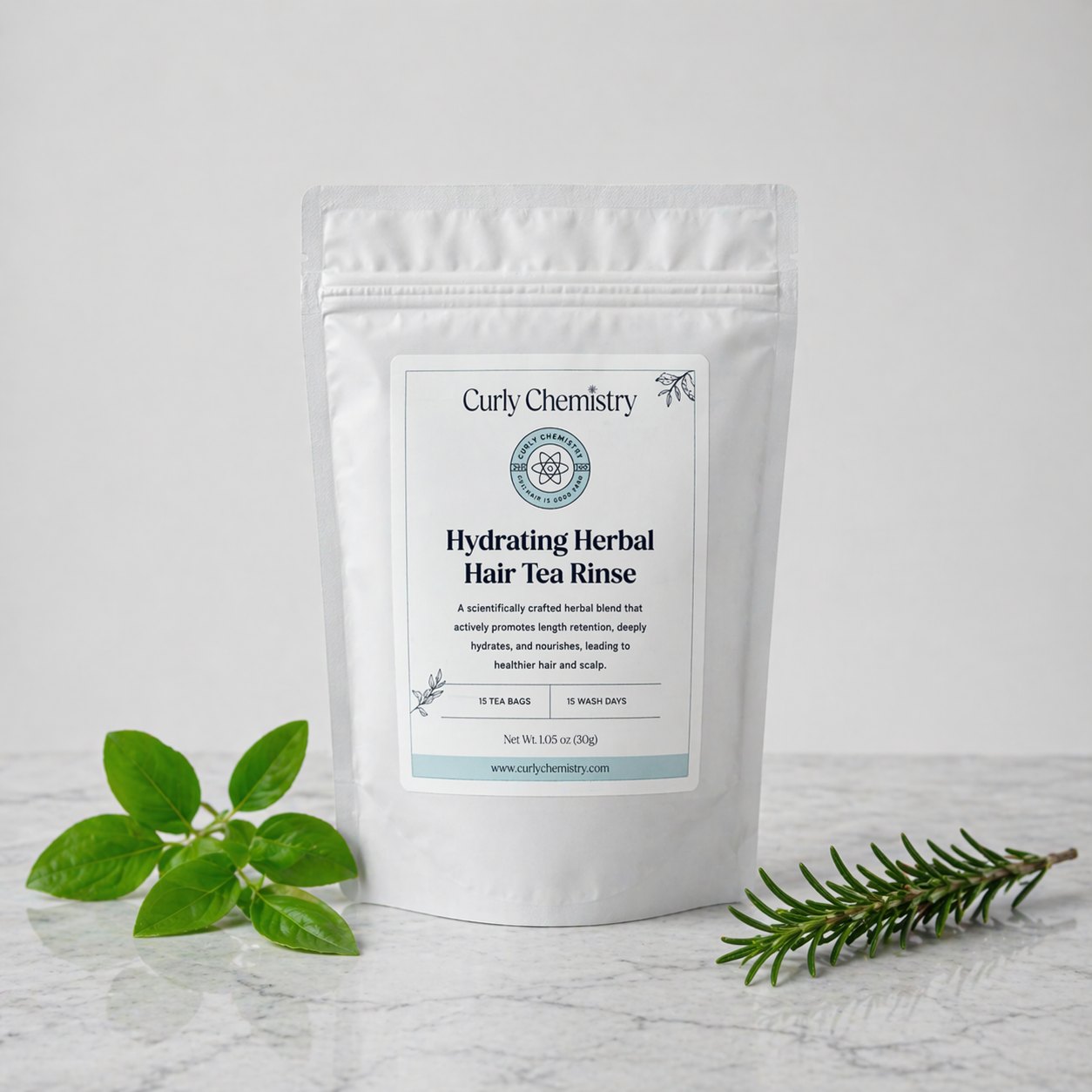 Hydrating Herbal Hair Tea Rinse – Curly Chemistry