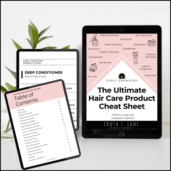 The Ultimate Hair Care Product Cheat Sheet – Curly Chemistry